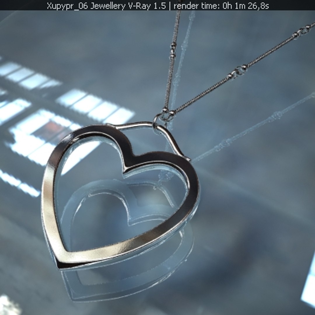 Free Pendant Gold Platinum 3d Model
