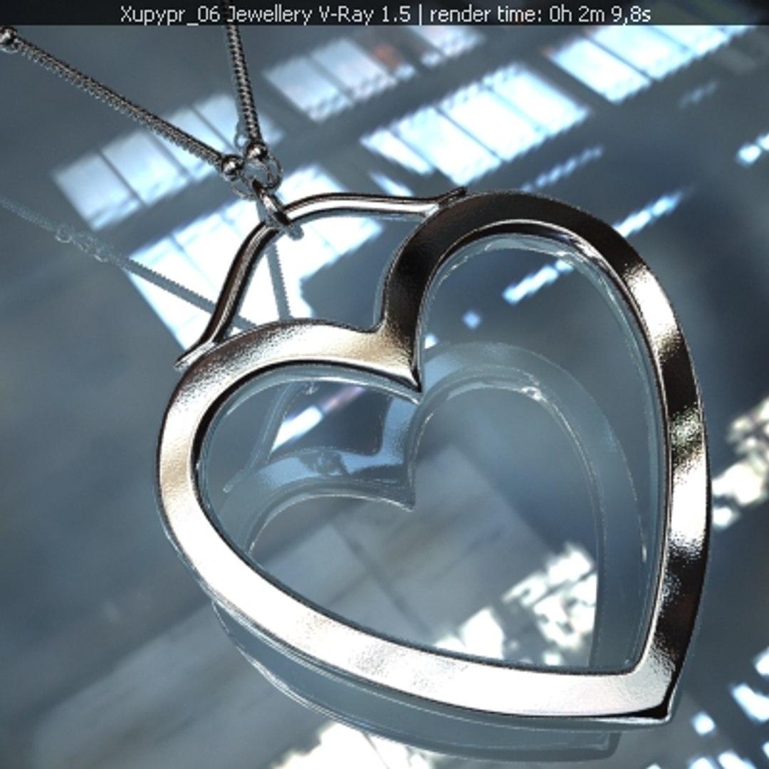Free Pendant Gold Platinum 3d Model
