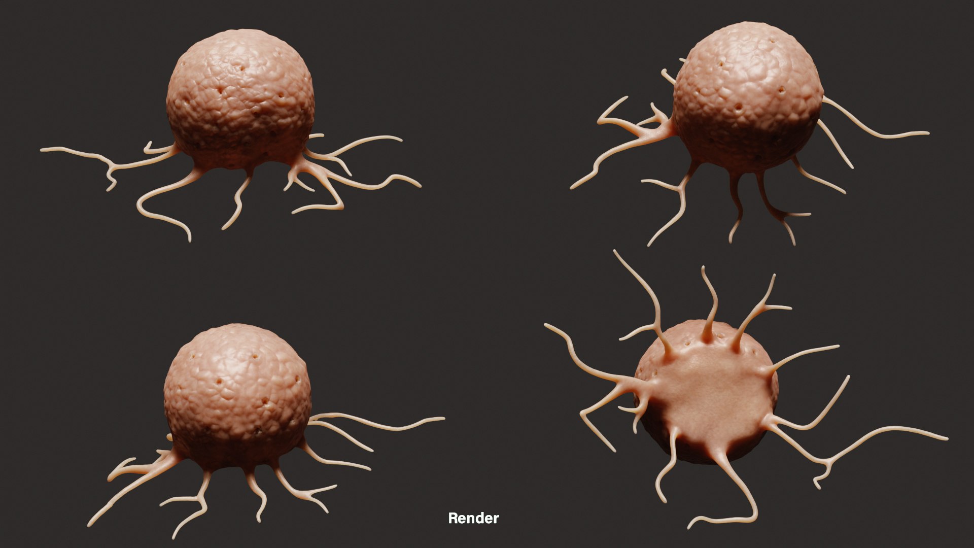 3D Cancer Cell Model - TurboSquid 2000146