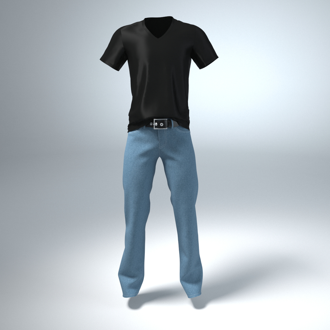Jeans Set 3d Max