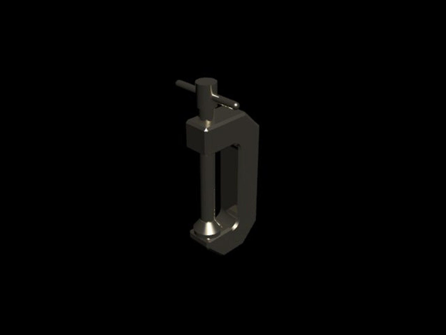 C-clamp 3d Max