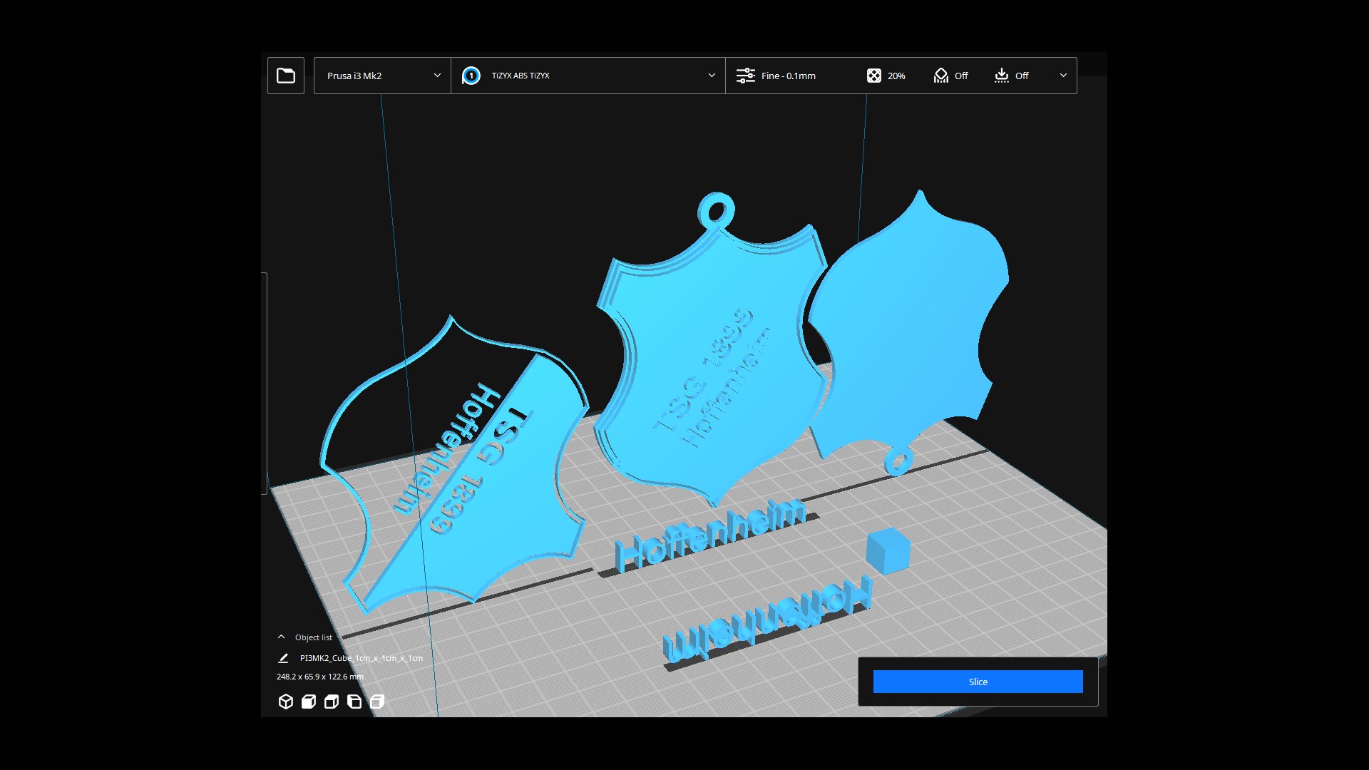Hoffenheim 1899 Logo Team Printable And Renderable Keychan Model ...