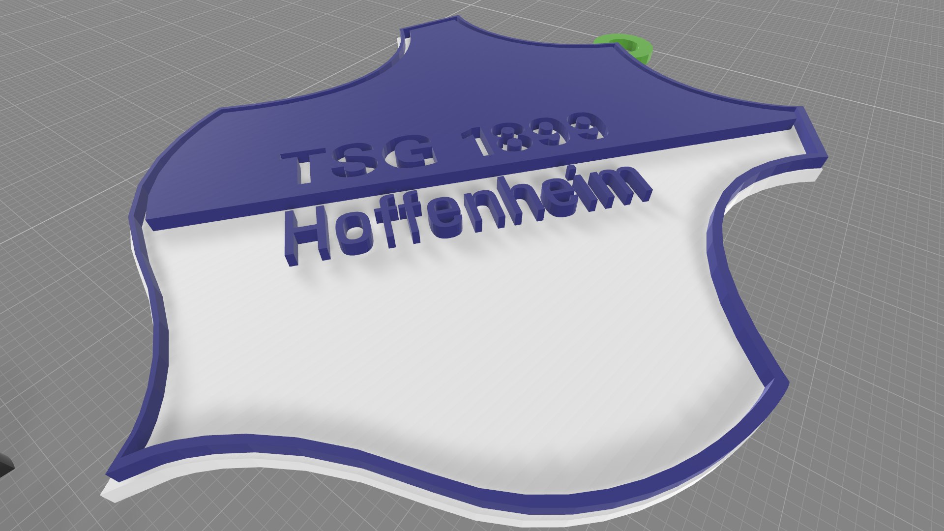 Hoffenheim 1899 Logo Team Printable And Renderable Keychan Model ...