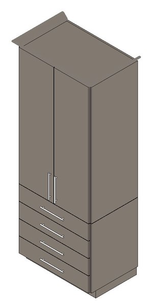3d revit cabinets cabinetry modern model