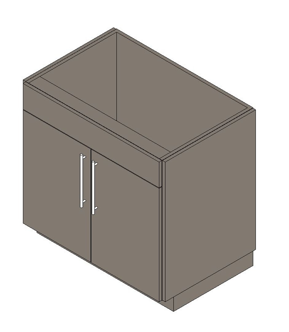 3d revit cabinets cabinetry modern model
