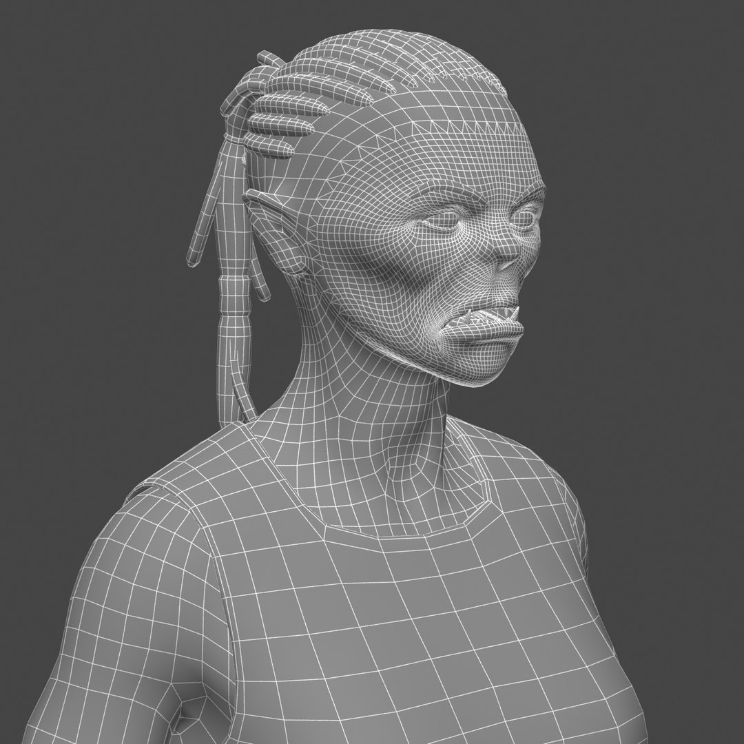 Free Fictional Clothes Character 3d Model