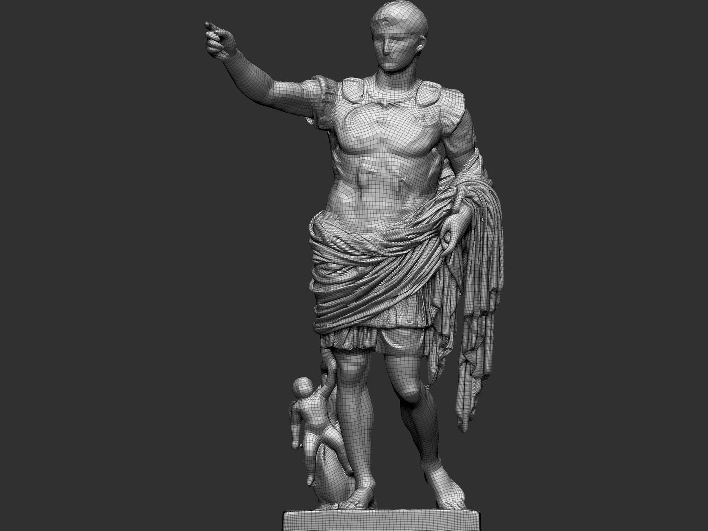3D Augustus De Prima Porta Statue Model - TurboSquid 2238994