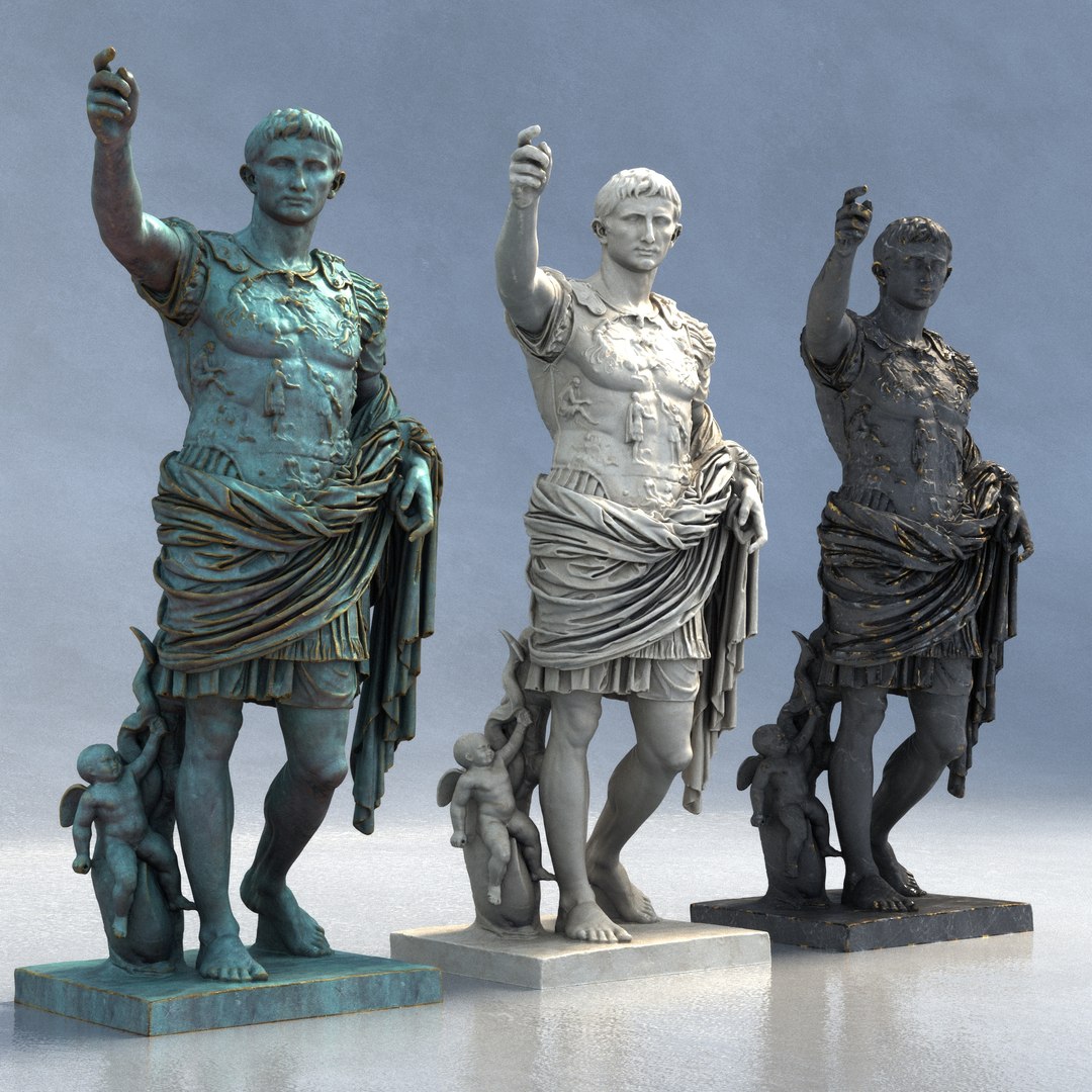 3D Augustus De Prima Porta Statue Model - TurboSquid 2238994