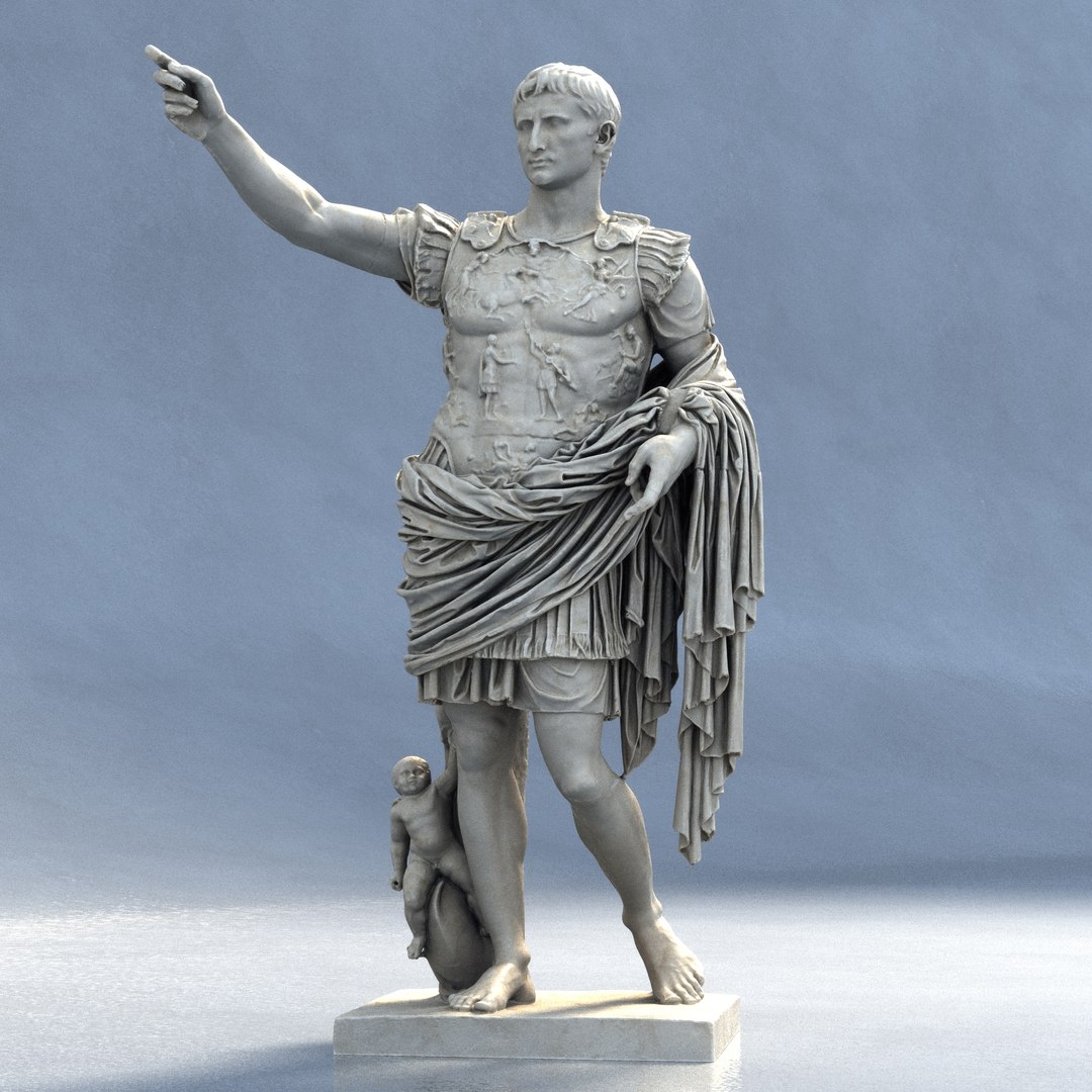 3D Augustus De Prima Porta Statue Model - TurboSquid 2238994