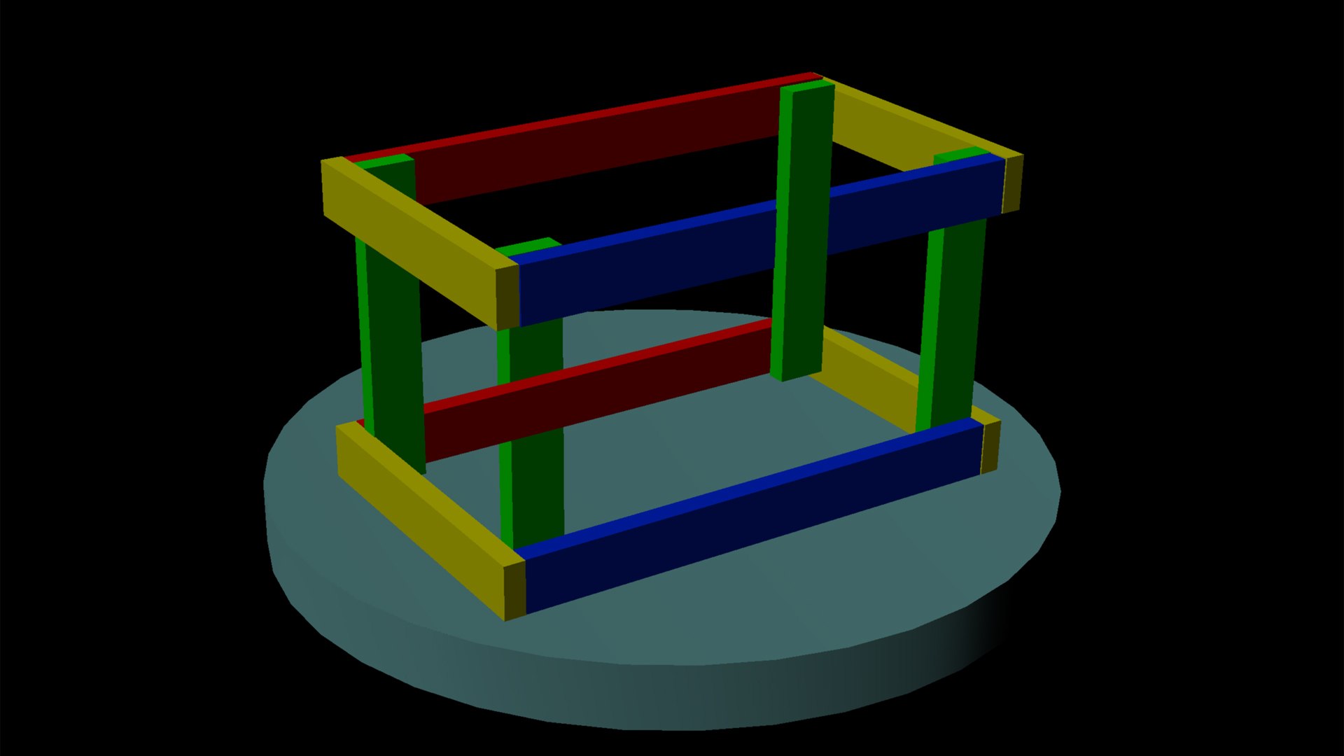 Escher Cube 3d Model