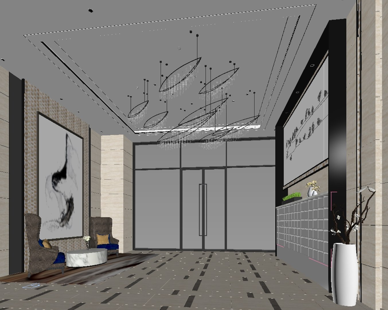 3D Lobby Interiors - TurboSquid 1618585