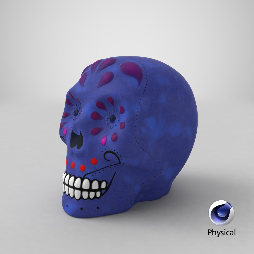 Skull Decoration Halloween 3D Model - TurboSquid 1630526