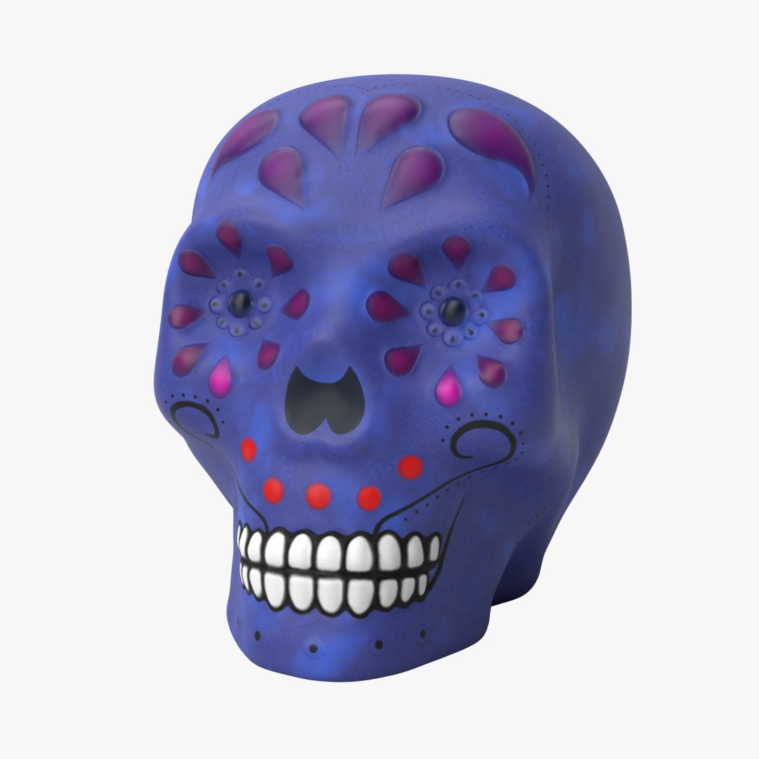 Skull decoration halloween 3D model - TurboSquid 1630526