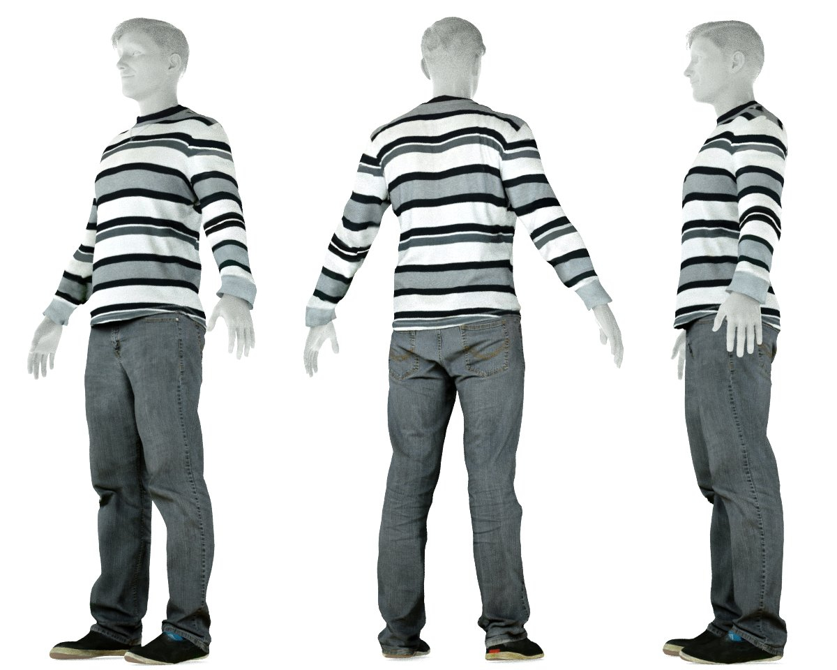 Male clothing outfit model - TurboSquid 1329828