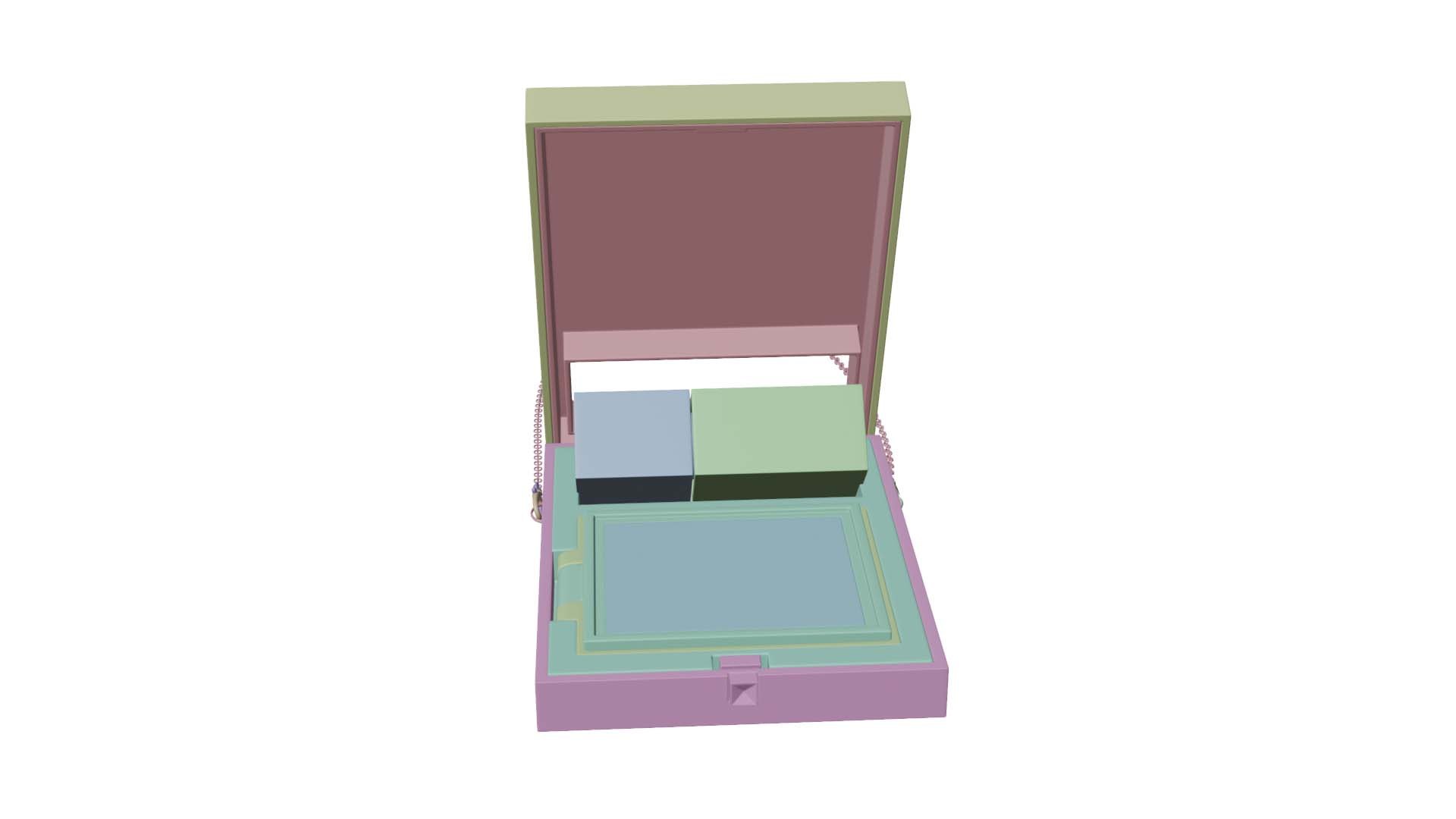 Makeup Box 3D Model - TurboSquid 1811909