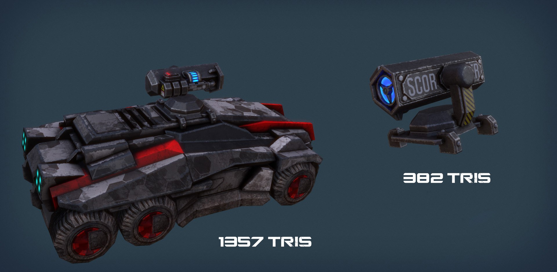 Sci-fi Rts Assets Set Model - TurboSquid 1413921