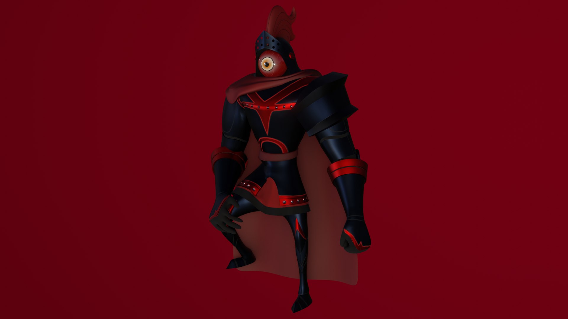 Stylized Dark Fantasy Knight Enemy Character 3D - TurboSquid 1749803
