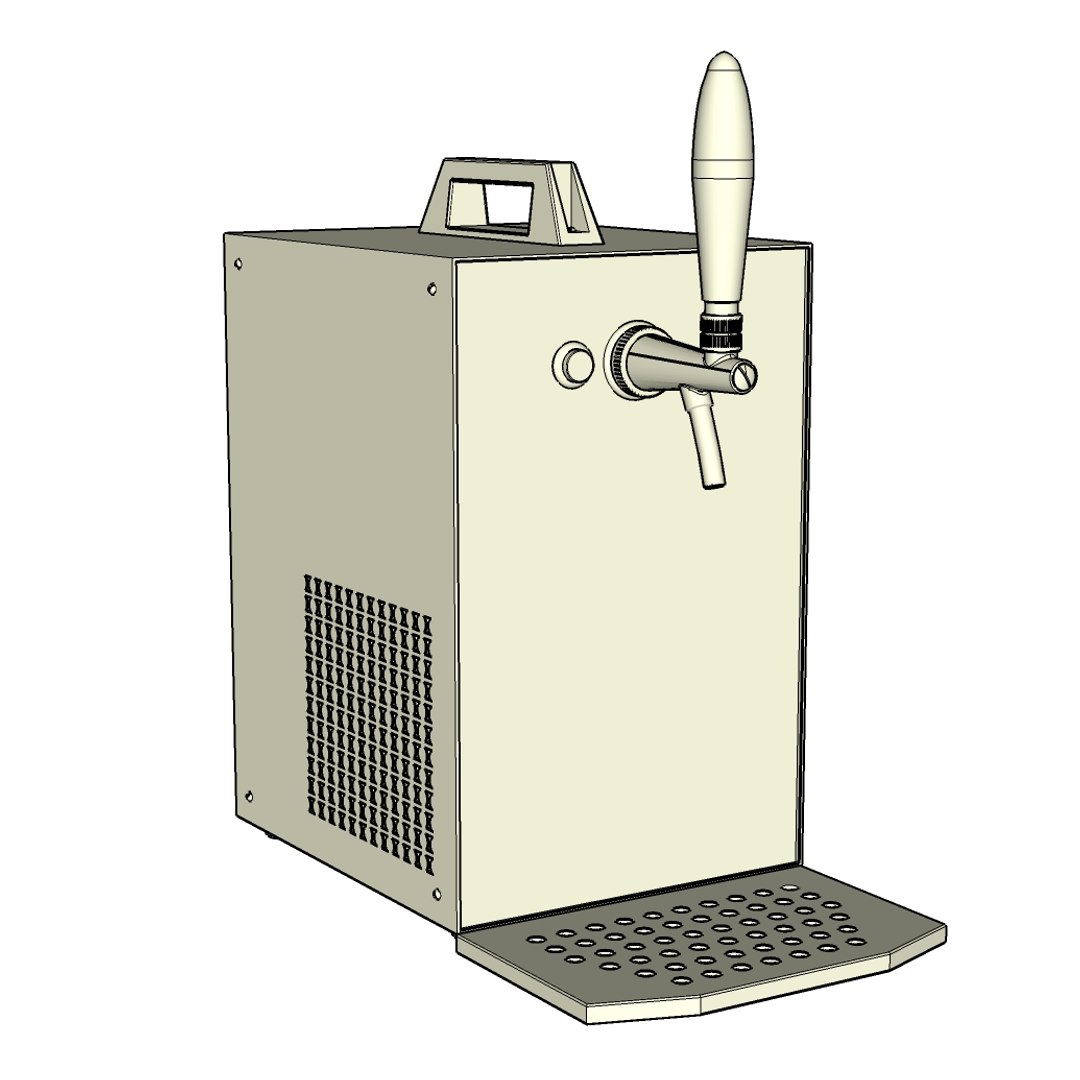 3d Model Portable Beer Cooler