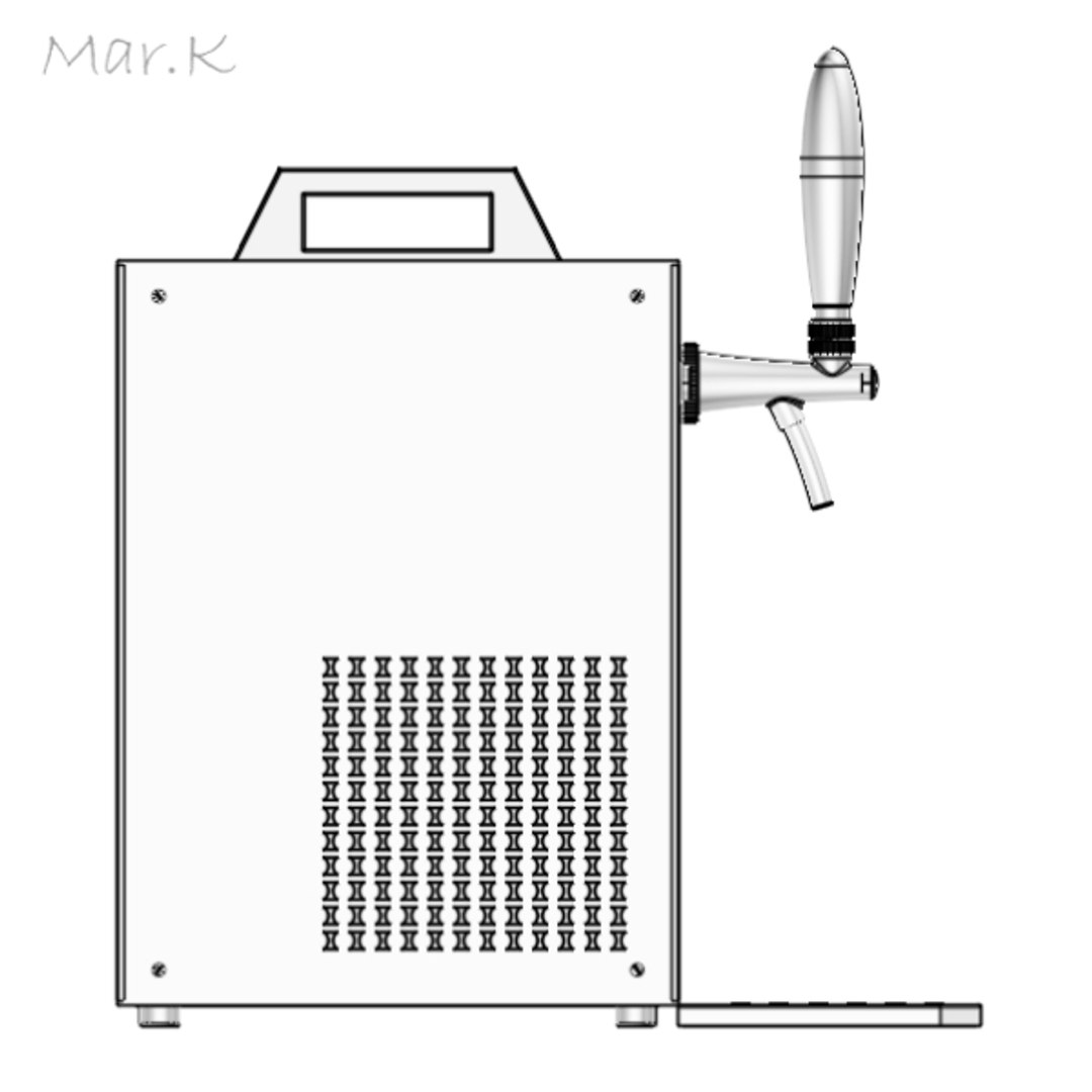 3d Model Portable Beer Cooler