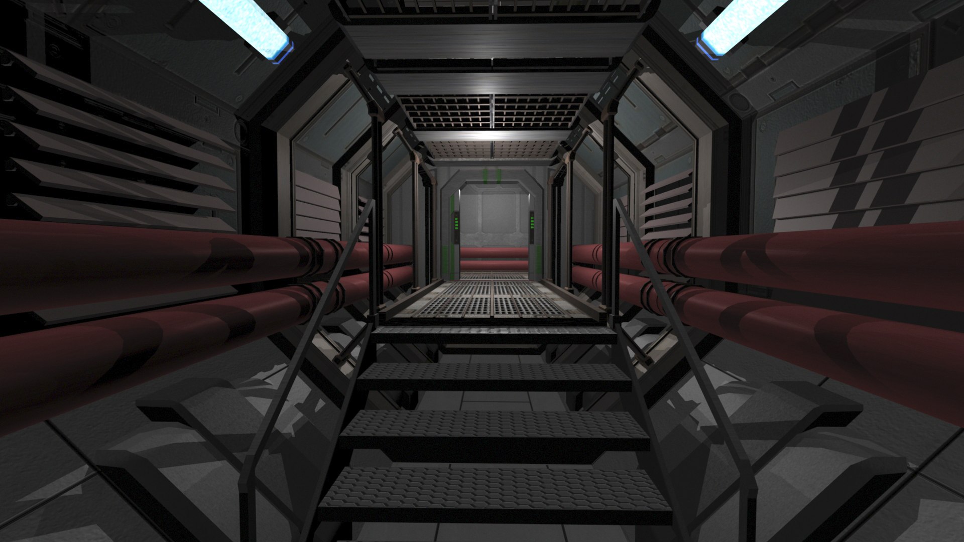 3D Sci-fi Level Building - TurboSquid 1371023