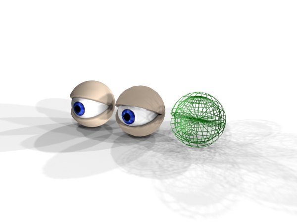 3d cartoon eyes