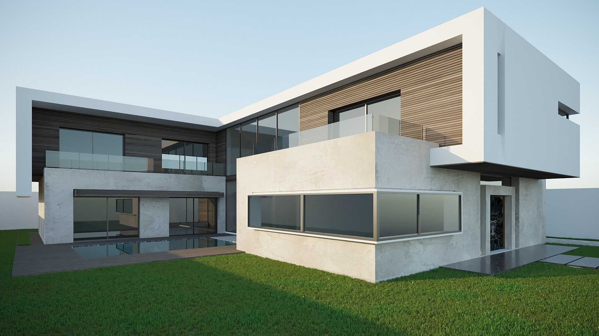 Exterior house BM model - TurboSquid 2097592