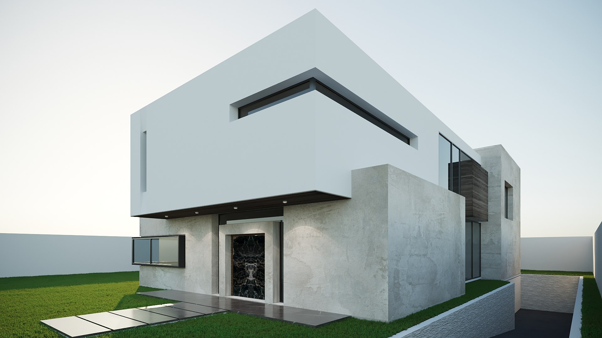 Exterior house BM model - TurboSquid 2097592