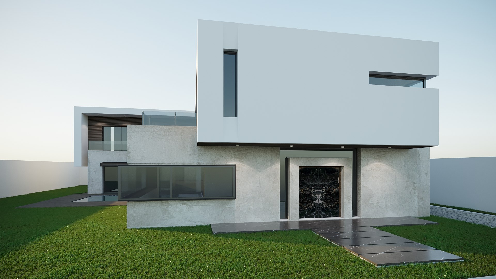 Exterior house BM model - TurboSquid 2097592