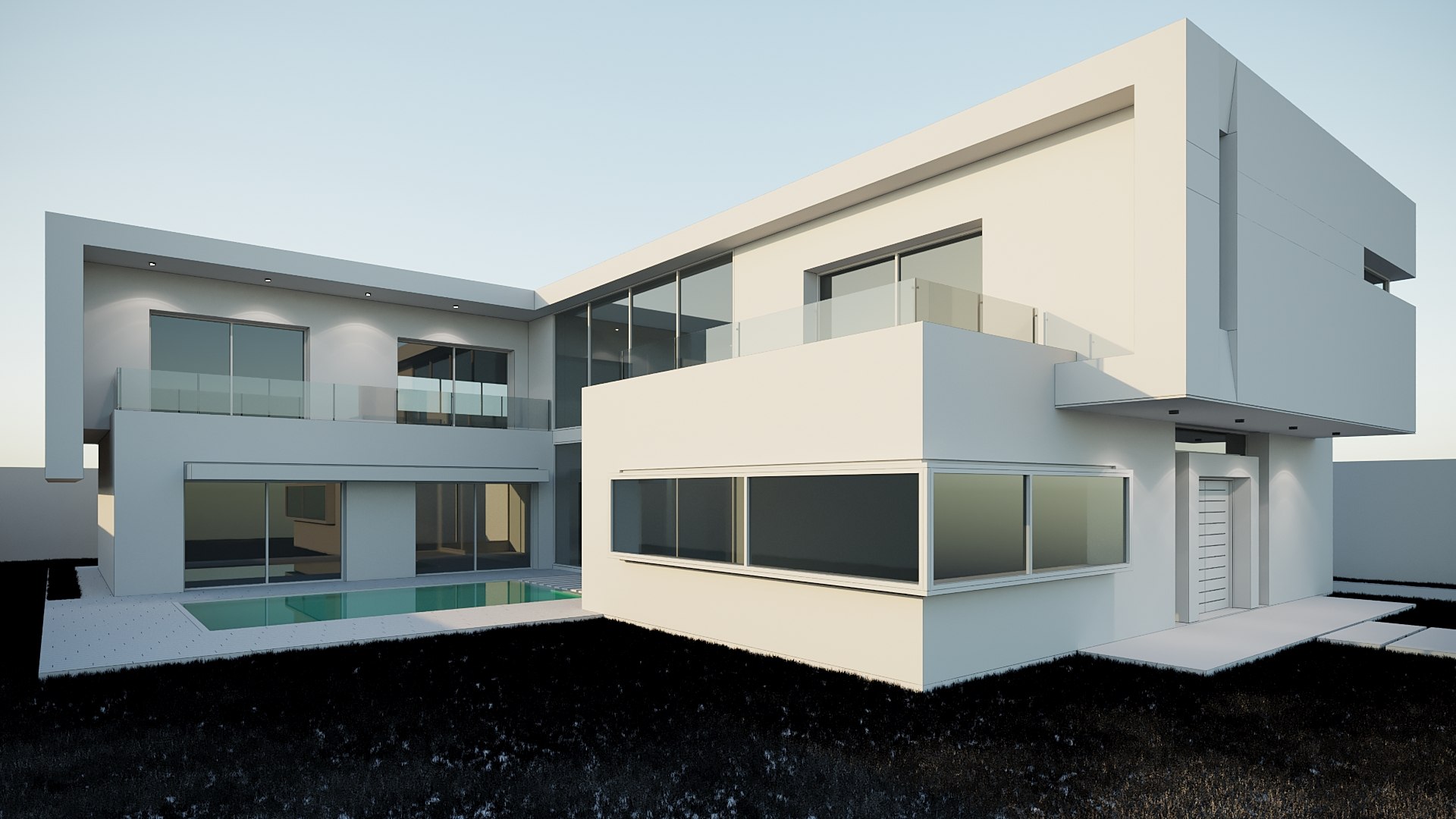 Exterior house BM model - TurboSquid 2097592