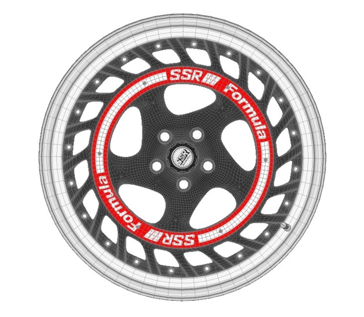 Ssr Formula Aero Spoke 3D Model - TurboSquid 1582533