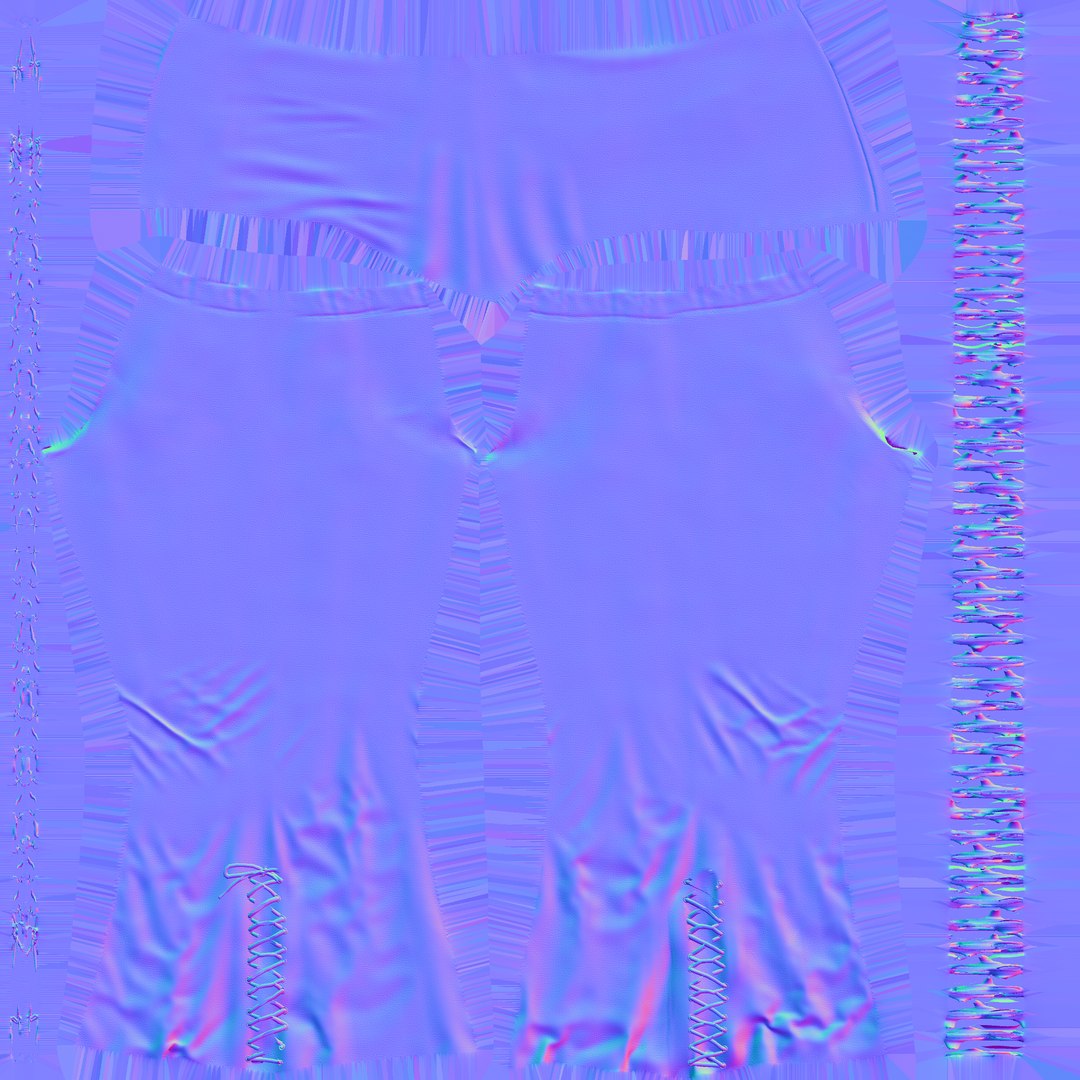 3D Lace Up Boot Cut Bell Edge Leggings With Micro Slan Skirt ...