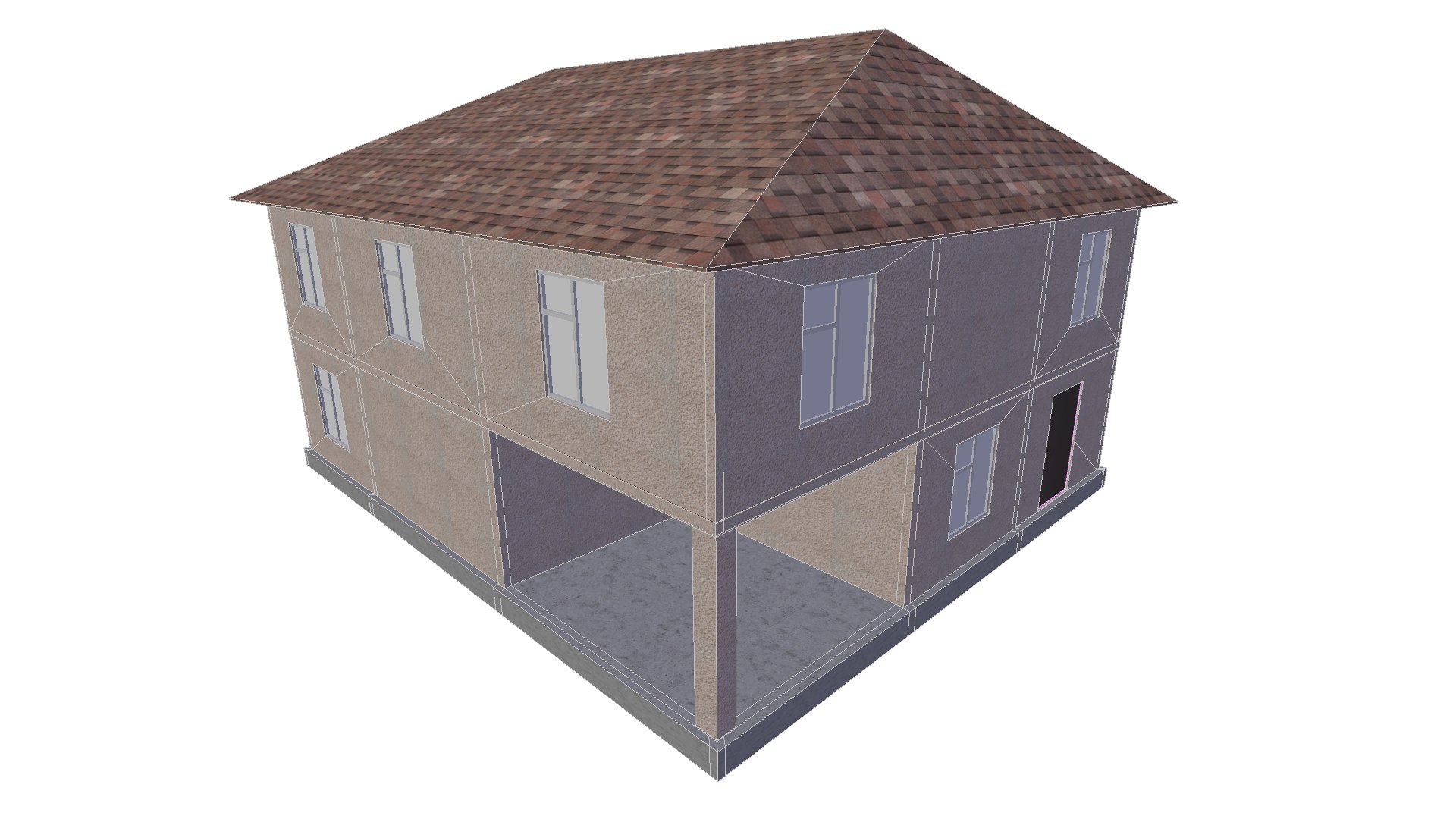 Private house 2 model - TurboSquid 1261566