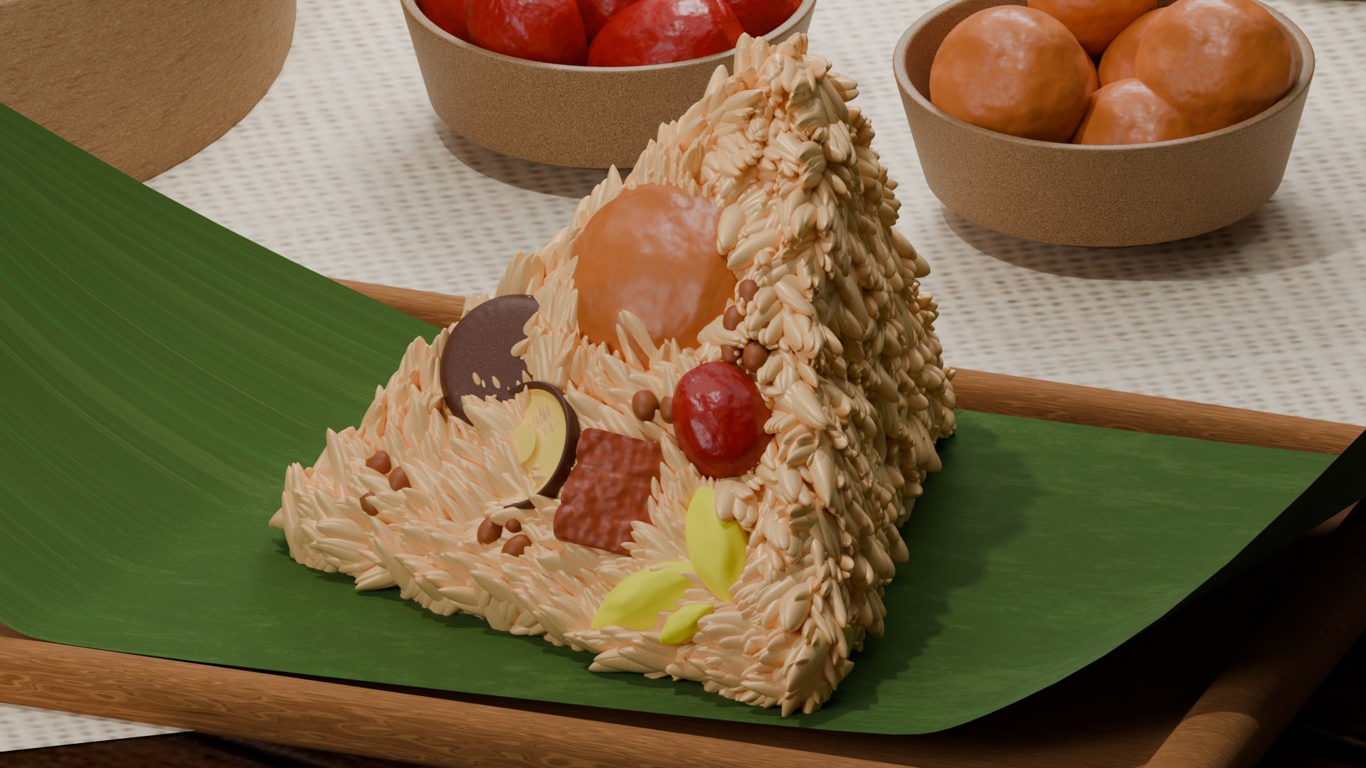 Rice Dumpling Model - TurboSquid 2240191