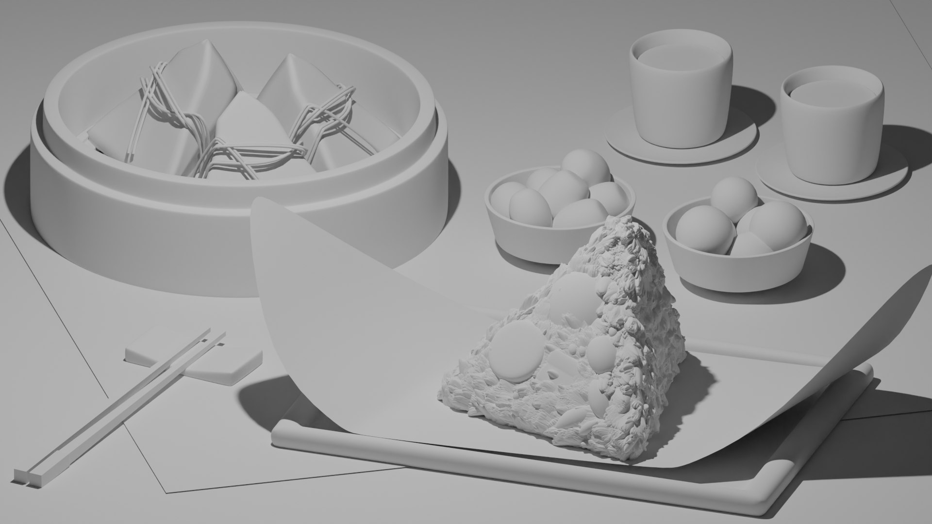 Rice Dumpling Model - TurboSquid 2240191