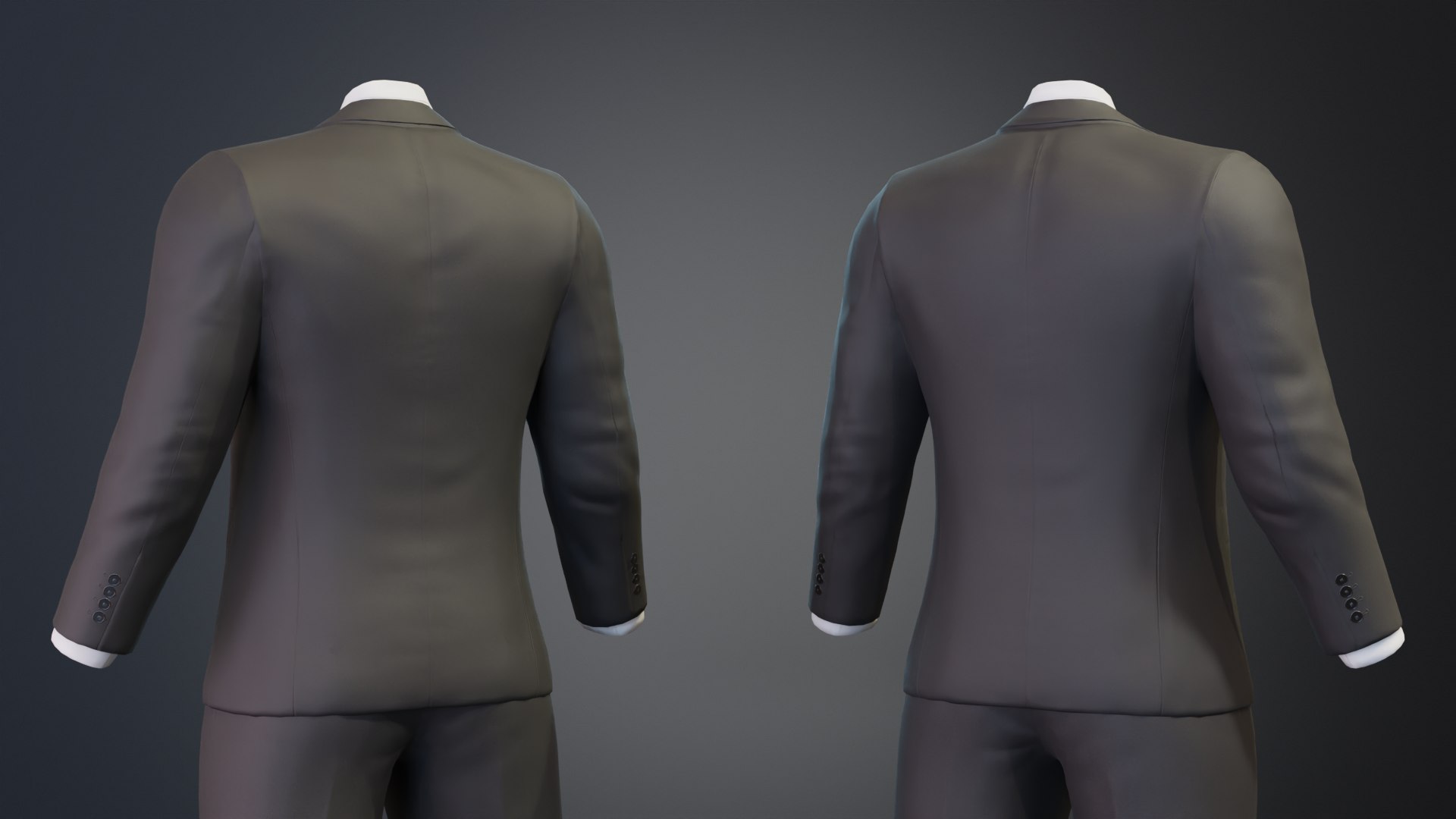 3D Men Formal Suit Animation And Game Ready - TurboSquid 2353342