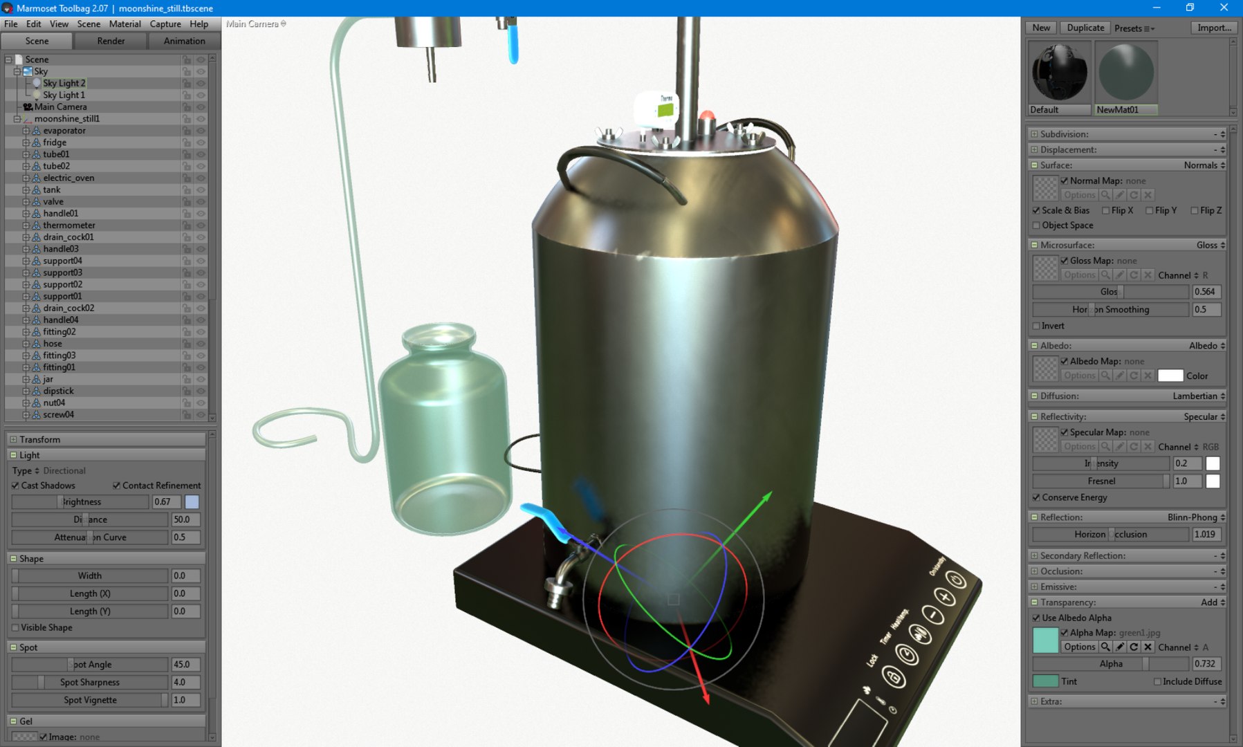 3D Moonshine Still Model - TurboSquid 2334186