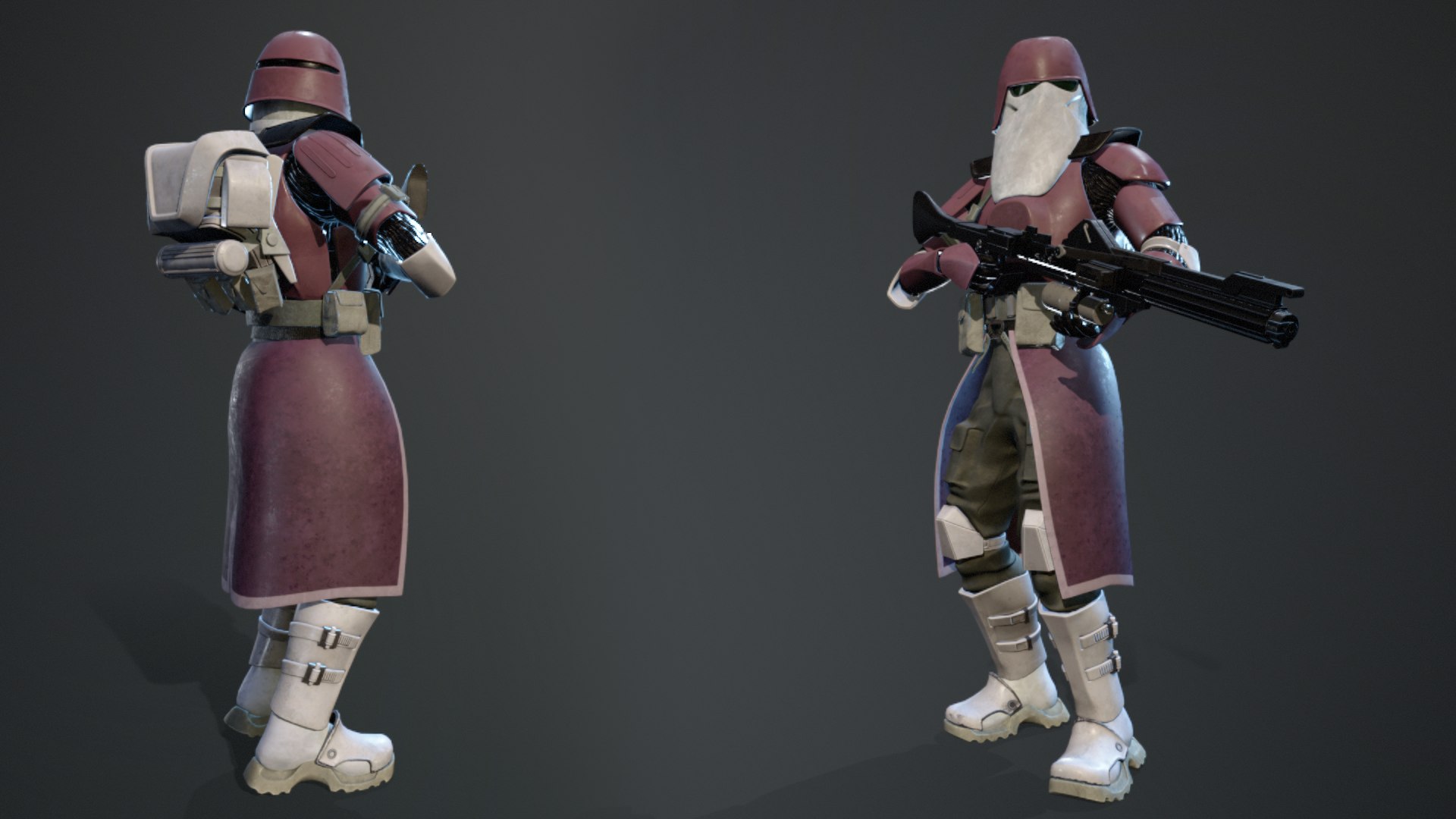 Star Wars Clone Trooper Galactic Marine Rigged 3D - TurboSquid 2420664