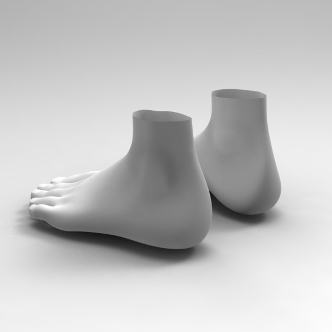 3ds max feet male