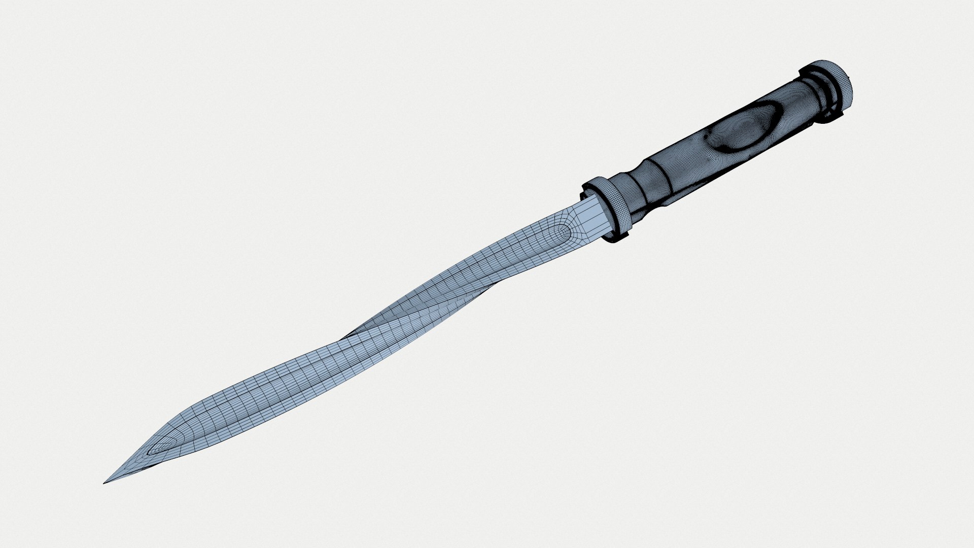 Jagdkommando Knife 3D Model - TurboSquid 1286276