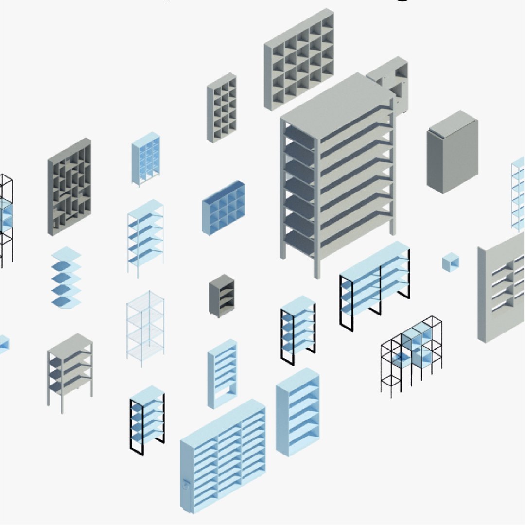 Shelving 3D Model - TurboSquid 1933422