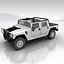 3d model hummer h1 open