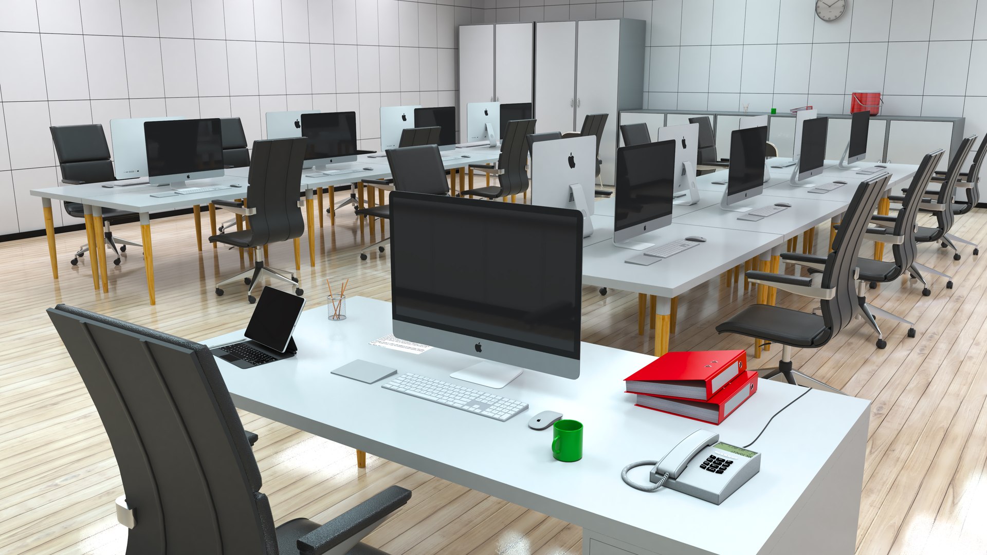 Computer Laboratory Classroom 3D Model - TurboSquid 2392653