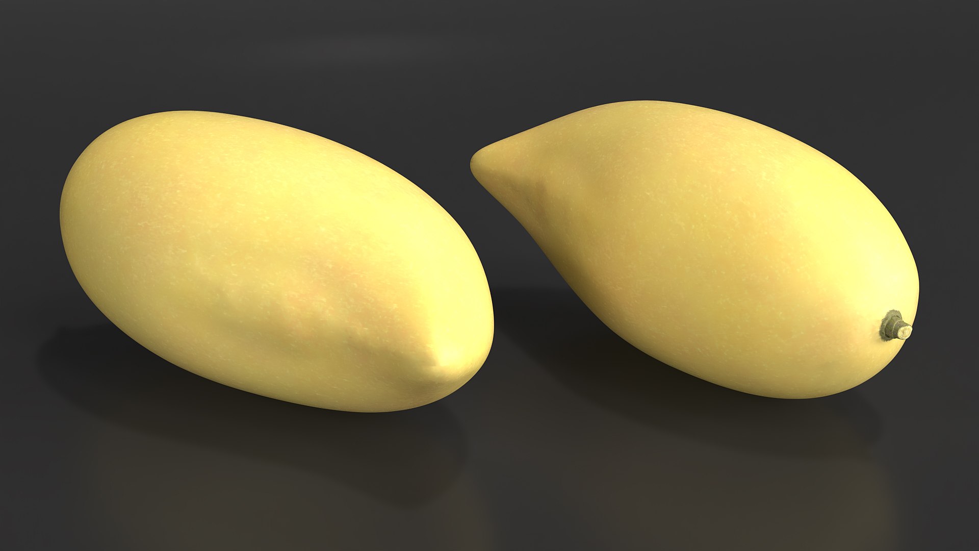 Pale Long Mango Fruit 3D Model - TurboSquid 2246391