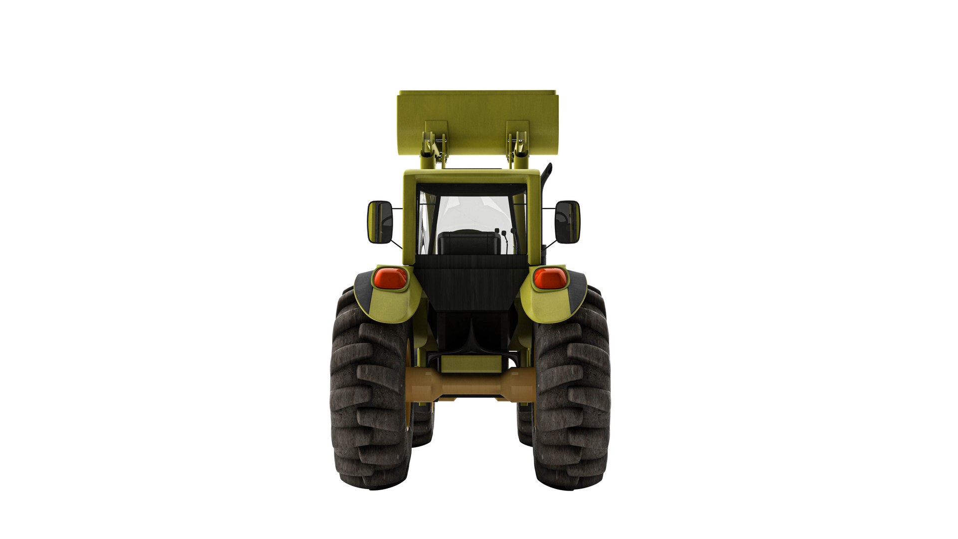 3D Model Tractor With Front Loader - TurboSquid 2224430