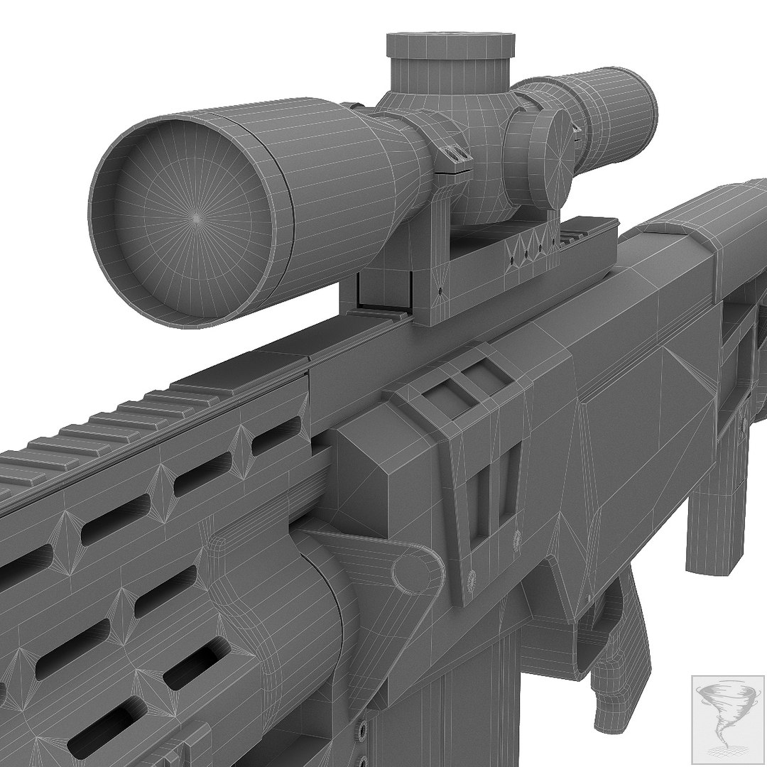 accuracy international as50 3d model