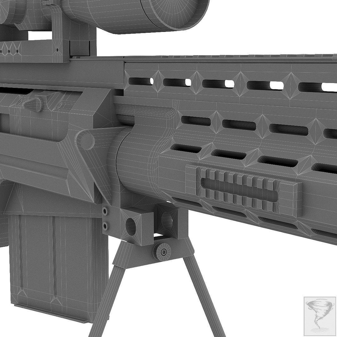 accuracy international as50 3d model