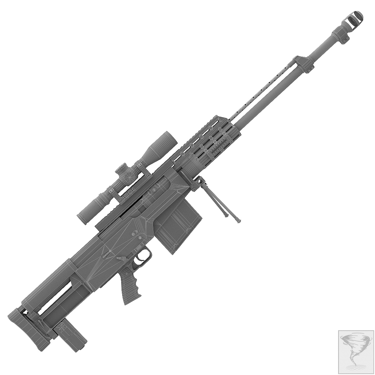 accuracy international as50 3d model