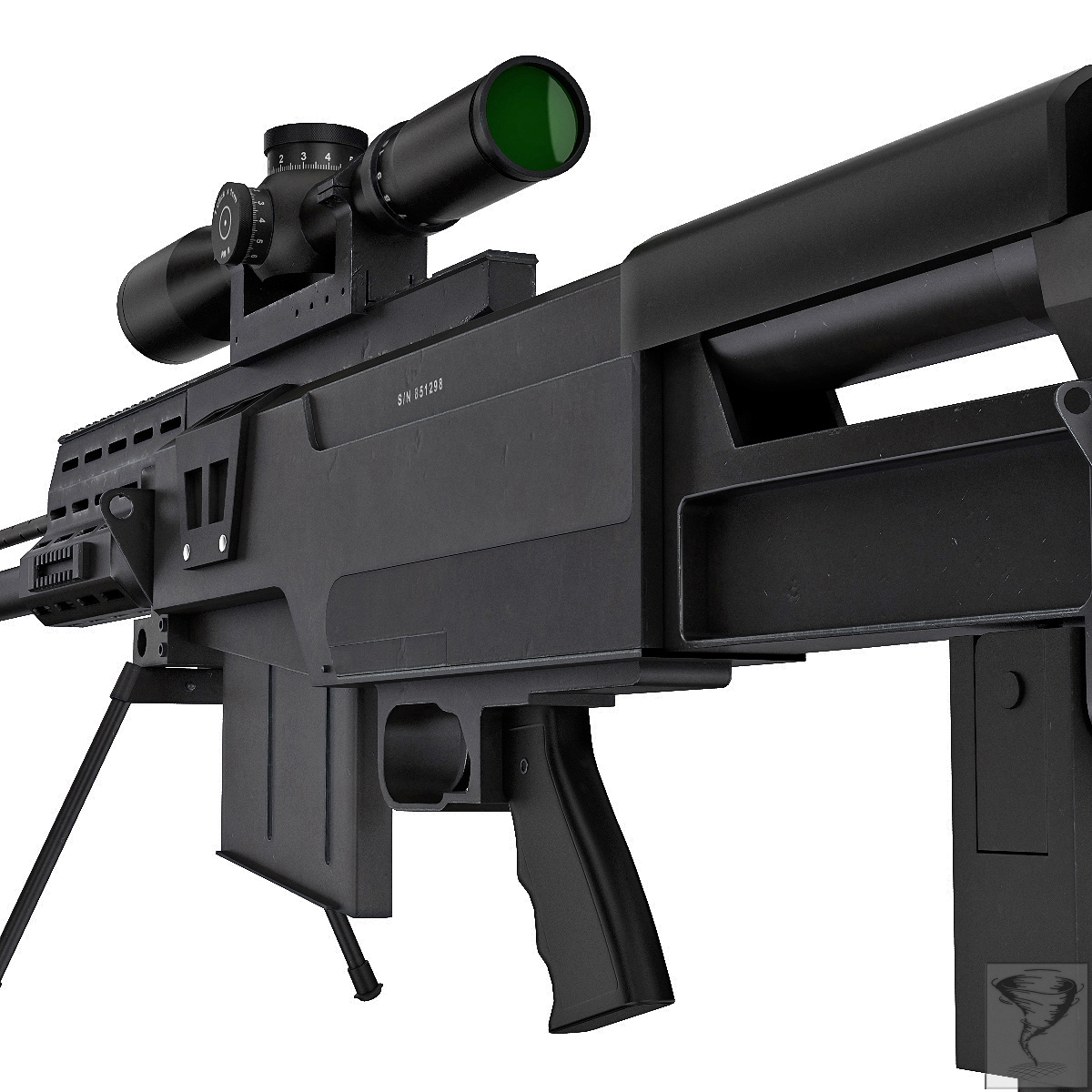 accuracy international as50 3d model