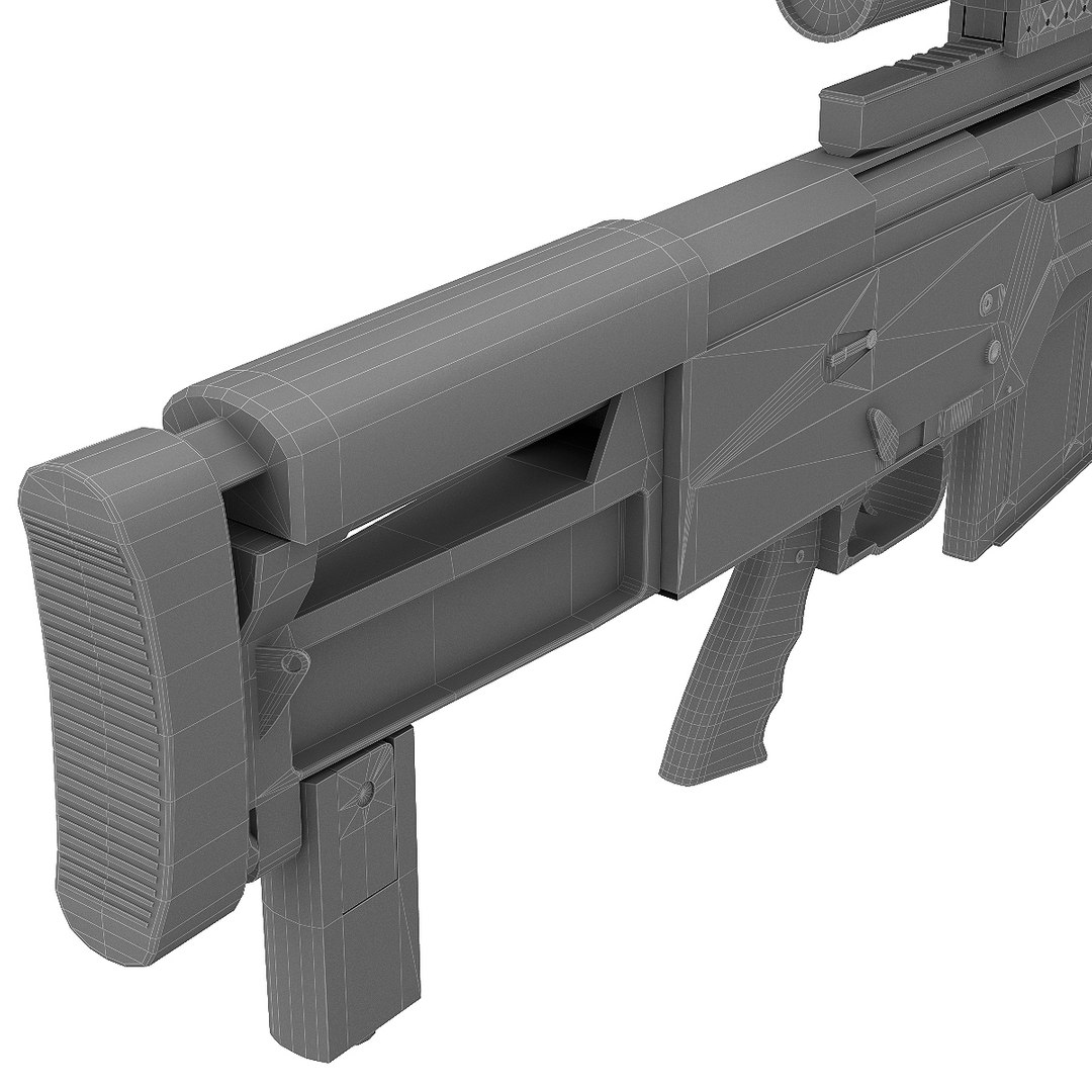 accuracy international as50 3d model