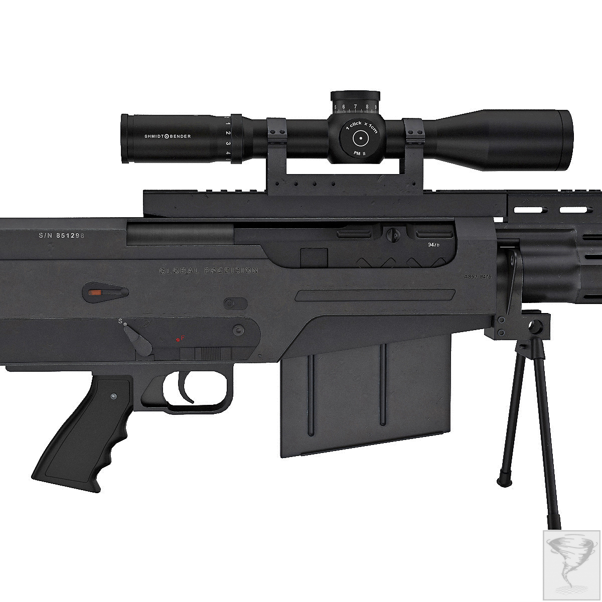 accuracy international as50 3d model